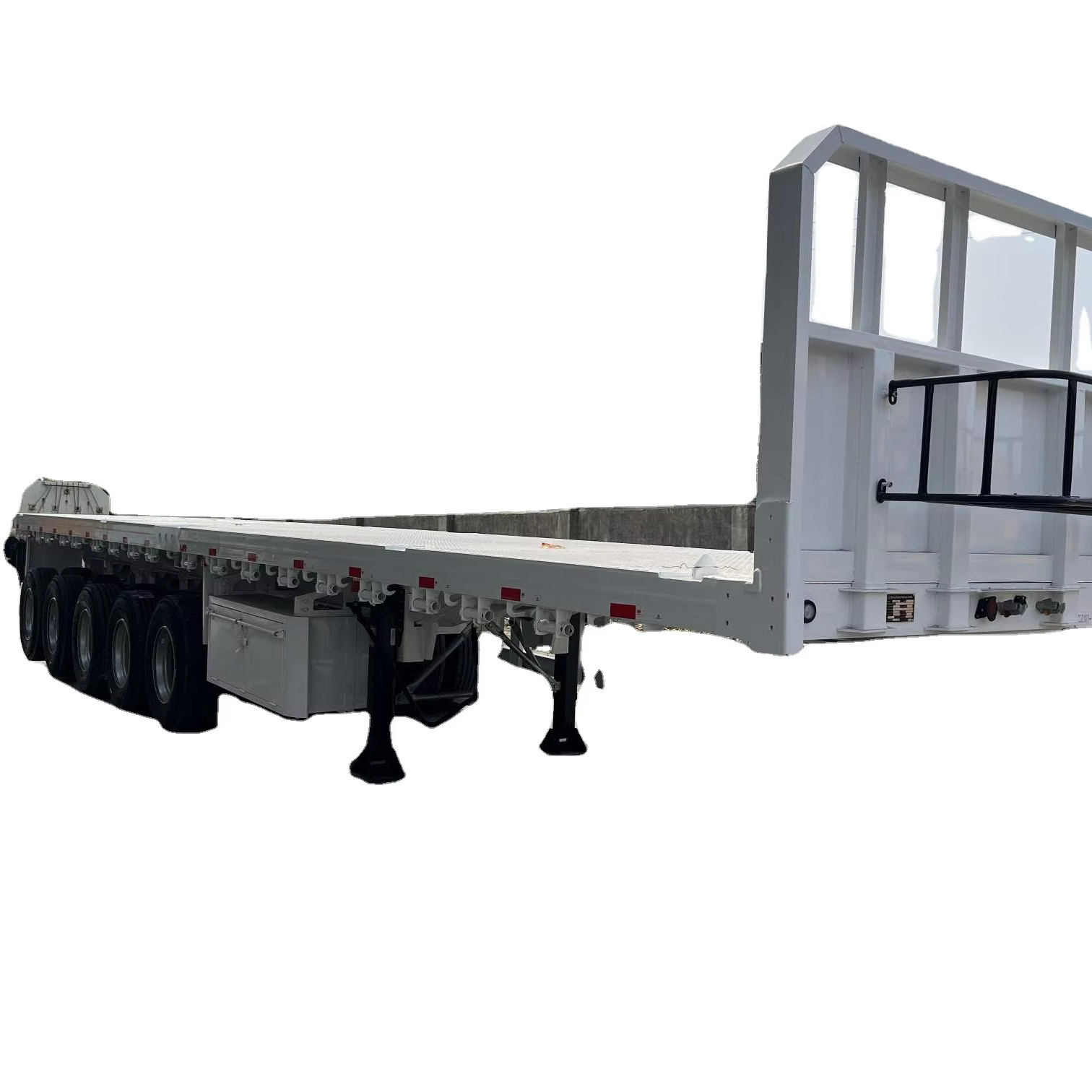 CIMC 5 axles 40ft extendable stretch rope euphores and hooks help ...