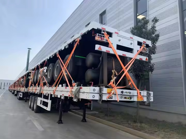 40 Ft-60 ft Container Transportation Semi-trailer Articulated 40 Feet ...